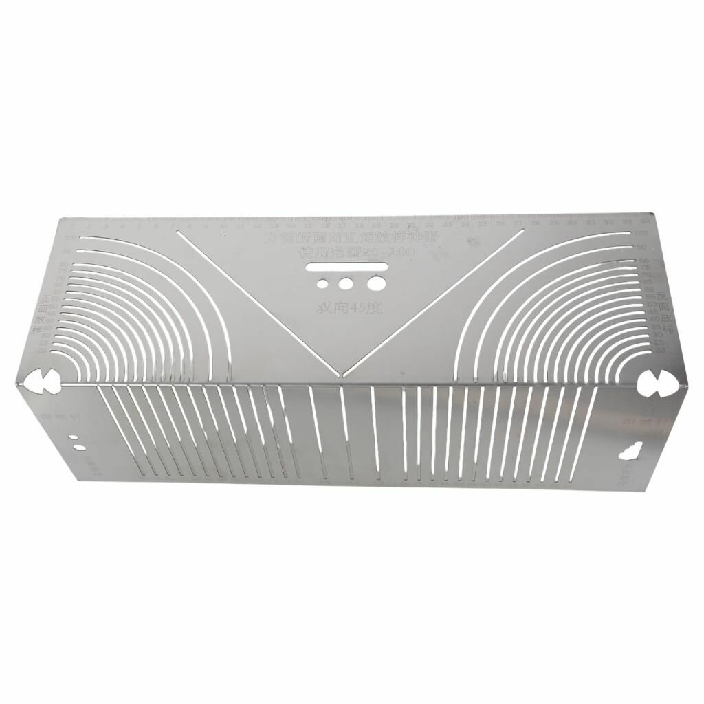 Линейка для измерения высоты квадратной трубы из нержавеющей стали-20T100