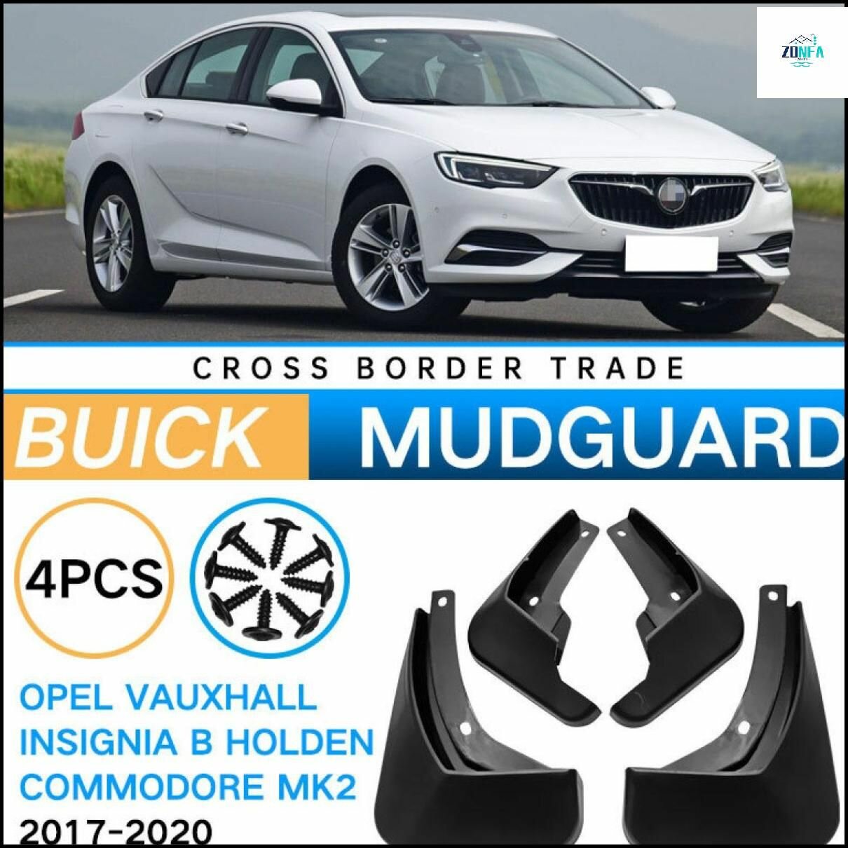 Автомобильные брызговики Для Buick Opel Vauxhall Insignia B Holden Commodore MK2 2017-2020 , передние и задние брызговики