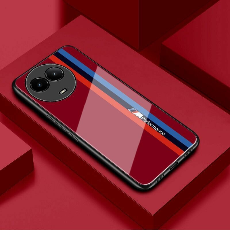 Подходит для Realme V50 ( Реалми v50 ), защитный чехол из материала track glass, защитная оболочка смартфона + подарочное защитное стекло