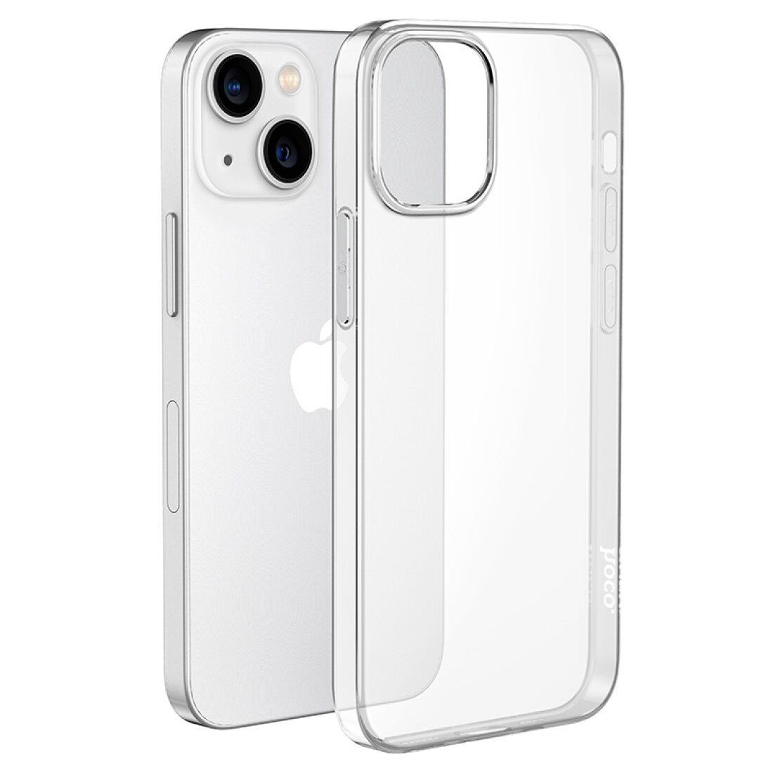 Чехол силиконовый для iPhone 14 Plus, Light series TPU, HOCO, прозрачный