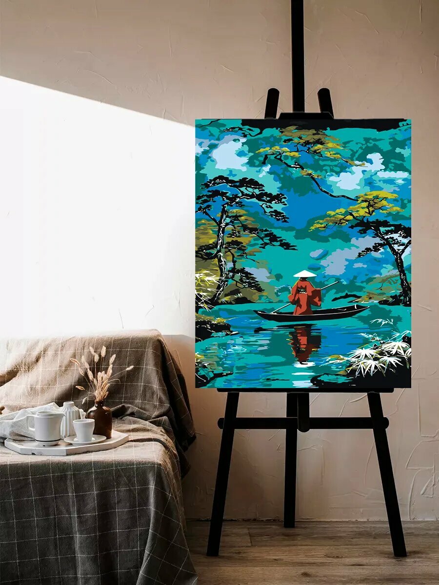 Картина по номерам Японская Живопись Пейзаж