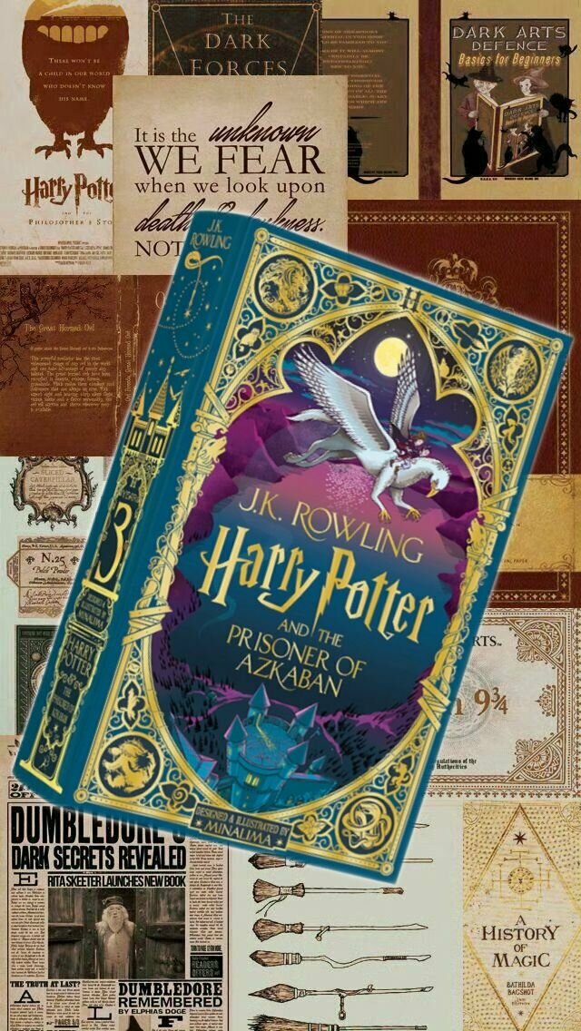 Английская полноцветная интерактивная книга Джоан Роулинг Миналима о Гарри Поттере в твердом переплете