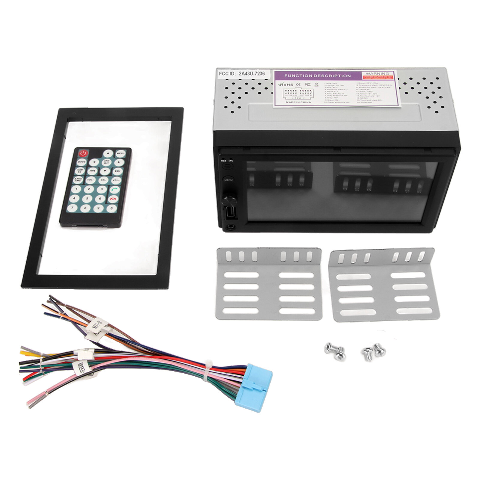 Автоадаптер из карбона, BT 5.1, быстрая зарядка