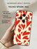 Чехол на Tecno Spark 30C / Текно Спарк 30C с принтом "Crazy hearts 1 - 14 феврал...