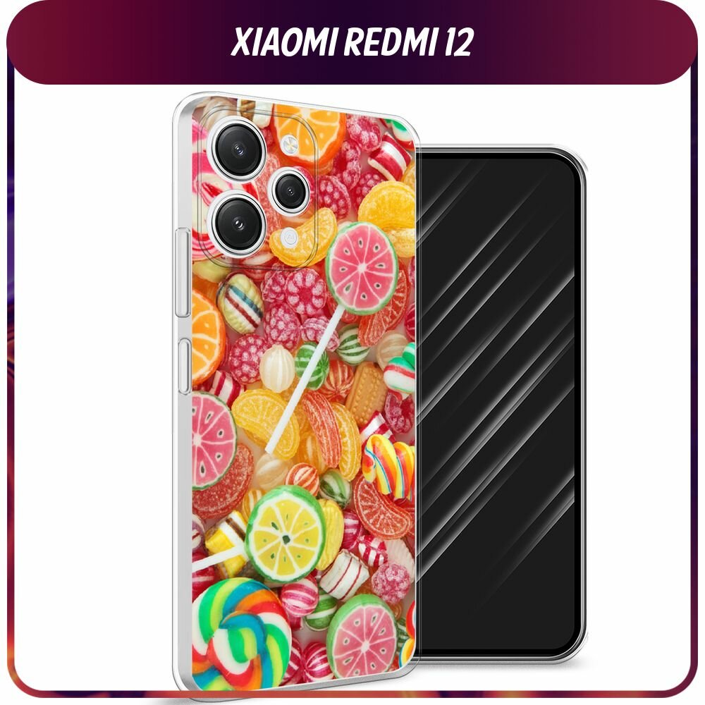 Чехол на Xiaomi Redmi 12 / Сяоми Редми 12 с принтом Вкусняшки