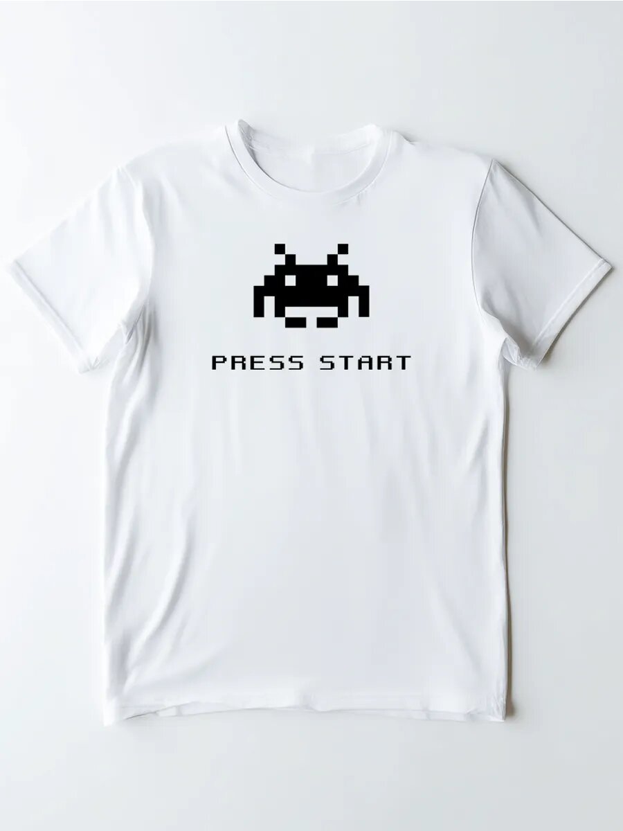 Футболка press start
