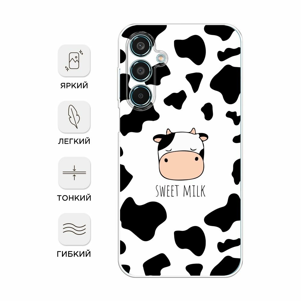 Чехол на Samsung Galaxy M35 / Самсунг Галакси M35 с принтом Sweet milk — фото 1