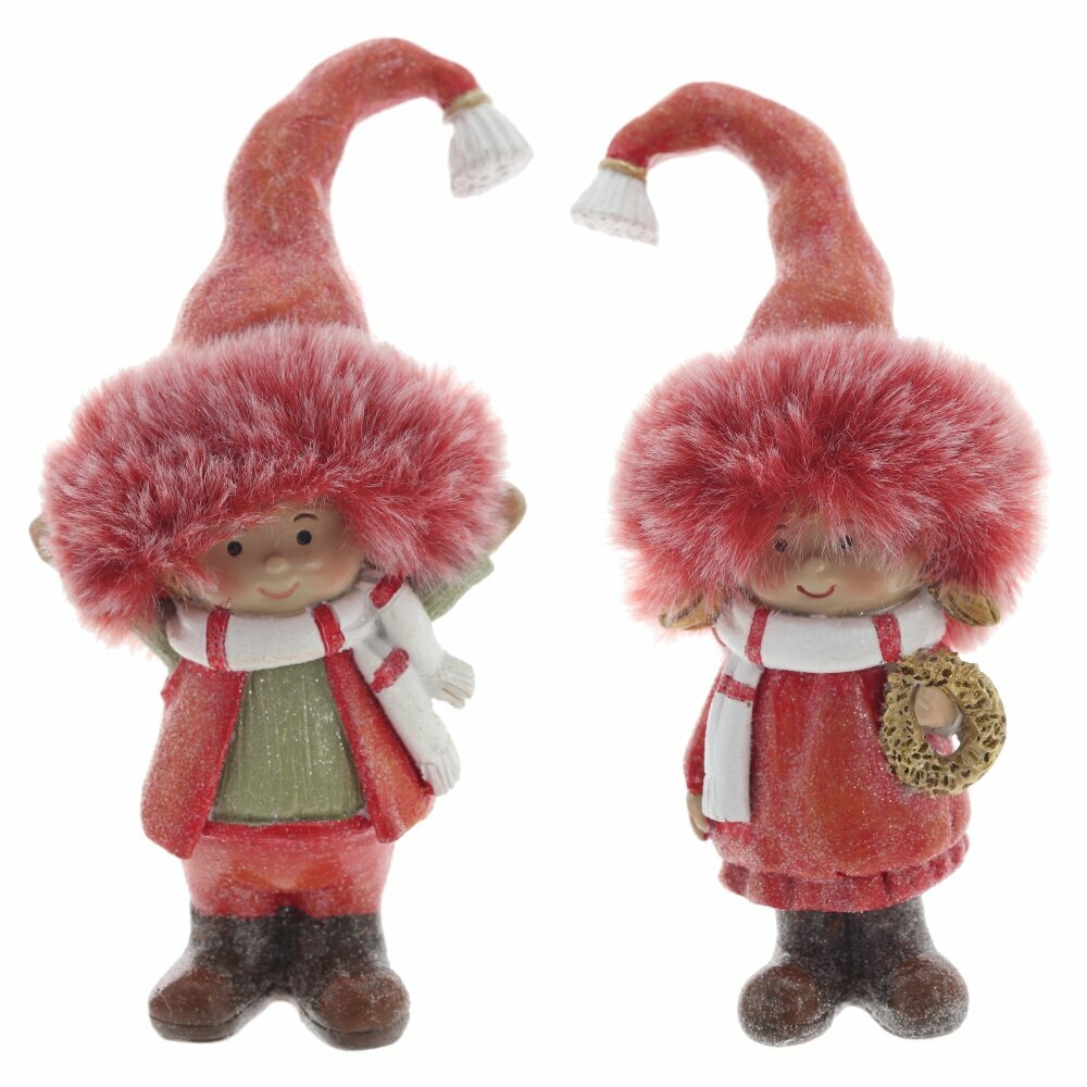 Фигурка декоративная "Дети", L6 W5 H13 см, 2в.