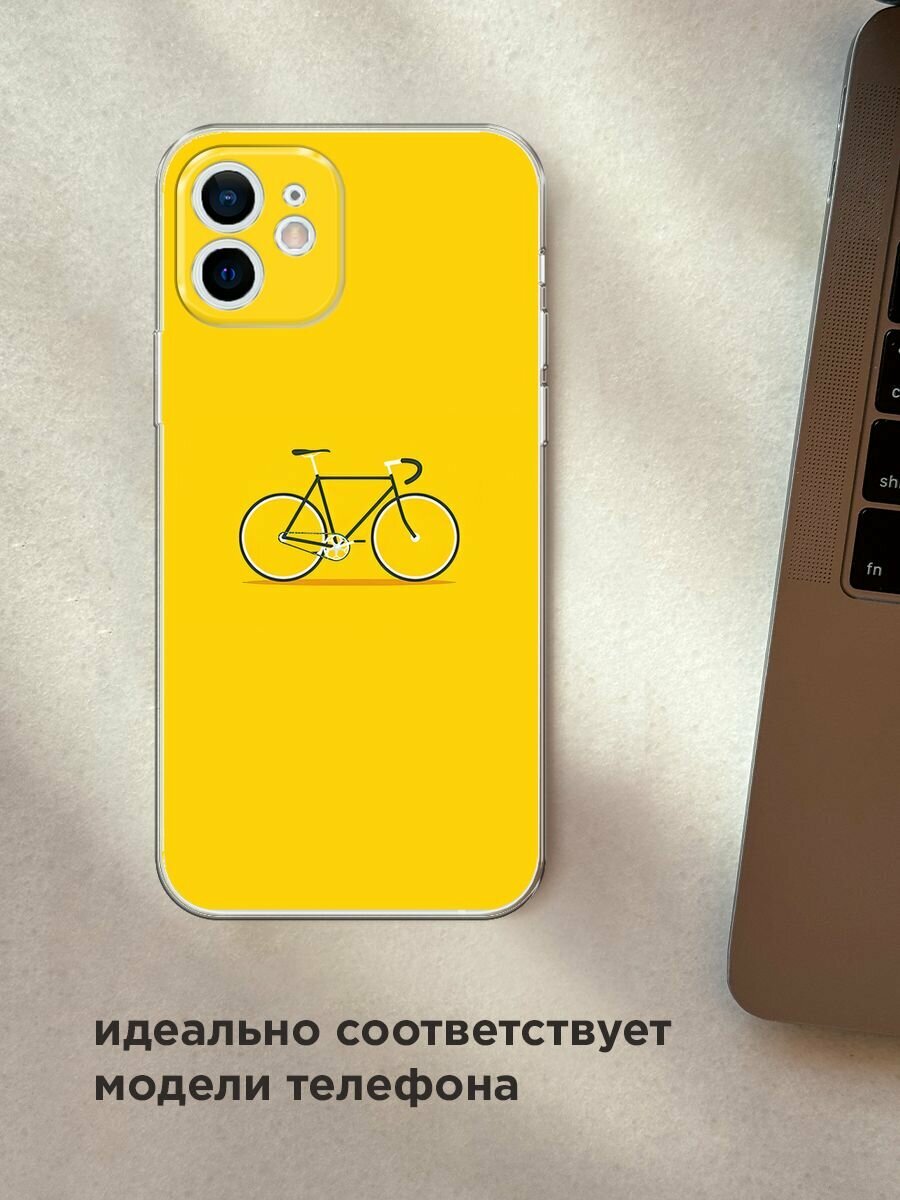 Чехол на Apple iPhone 12 mini / Айфон 12 Мини с принтом "Хобби велосипед 1" — фото 1