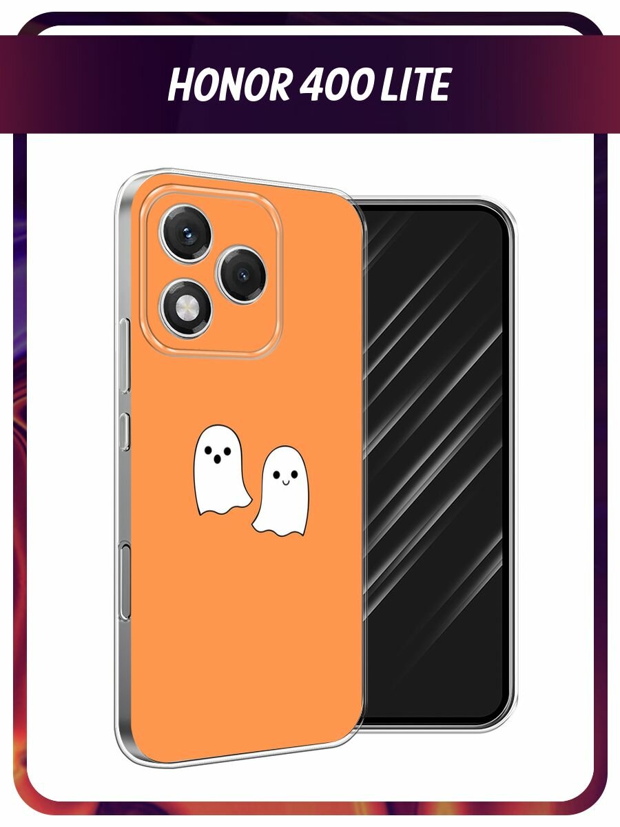 Чехол на Honor 400 Lite / Хонор 400 Лайт с принтом Cute ghosts