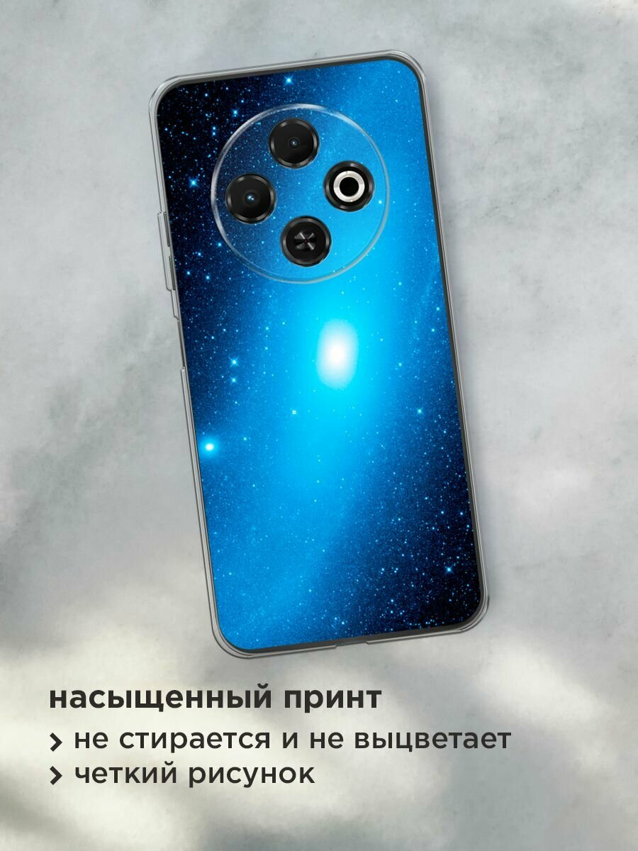 Чехол на Tecno Spark 30C / Текно Спарк 30C с принтом "Космос 1" — фото 1