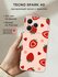 Чехол на Tecno Spark 40 / Текно Спарк 40 с принтом "Heart strawberries 1 - 14 фе...