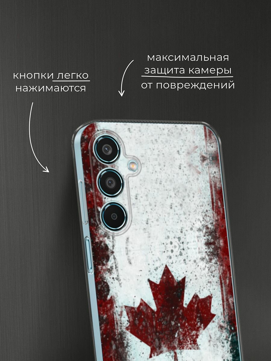 Чехол на Samsung Galaxy M35 / Самсунг Галакси M35 с принтом "Канада" — фото 1