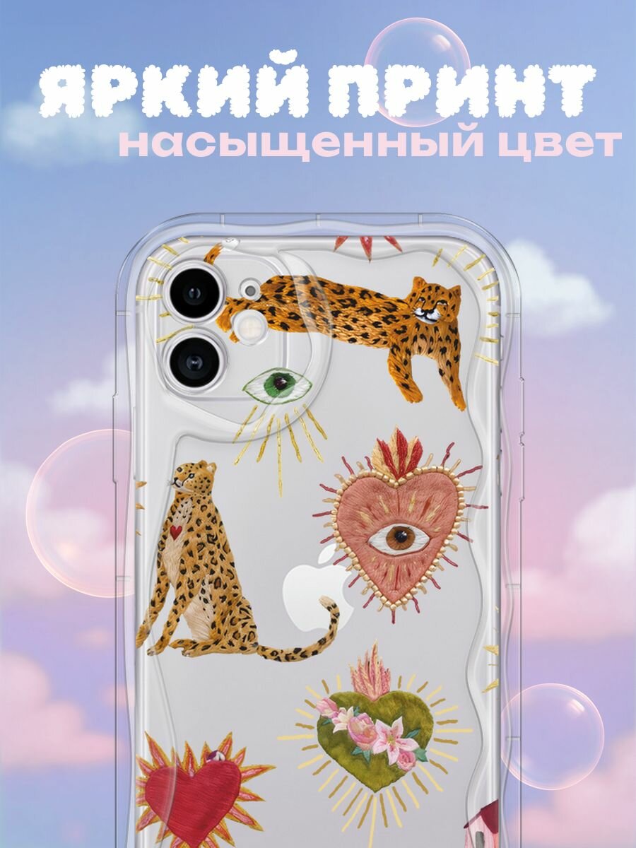 Чехол на Apple iPhone 11 / Айфон 11 с принтом "Сюрреализм паттерн" — фото 1
