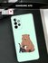 Чехол на Samsung Galaxy A72 / Самсунг Галакси А72 с принтом "Медведь и кошка дру...