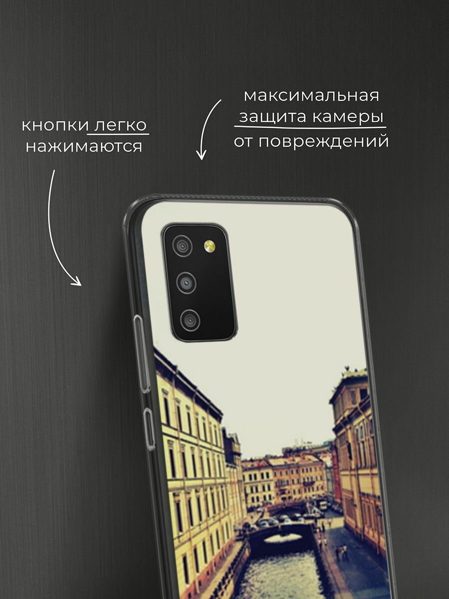 Чехол на Samsung Galaxy A02s / Самсунг Галакси A02s с принтом "Санкт-Петербург" — фото 1