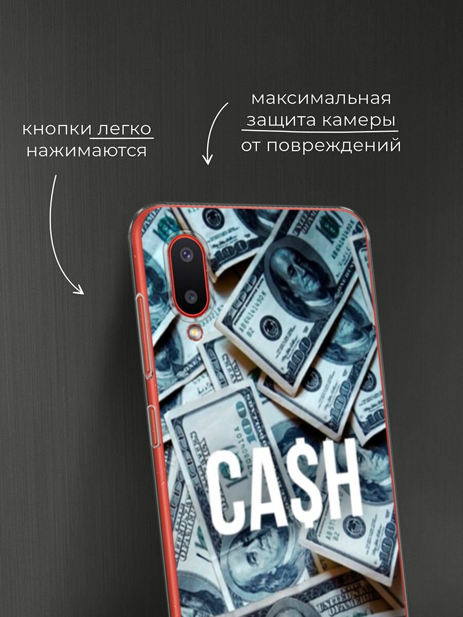 Чехол на Samsung Galaxy A02 / Самсунг Галакси А02 с принтом "Cash" — фото 1