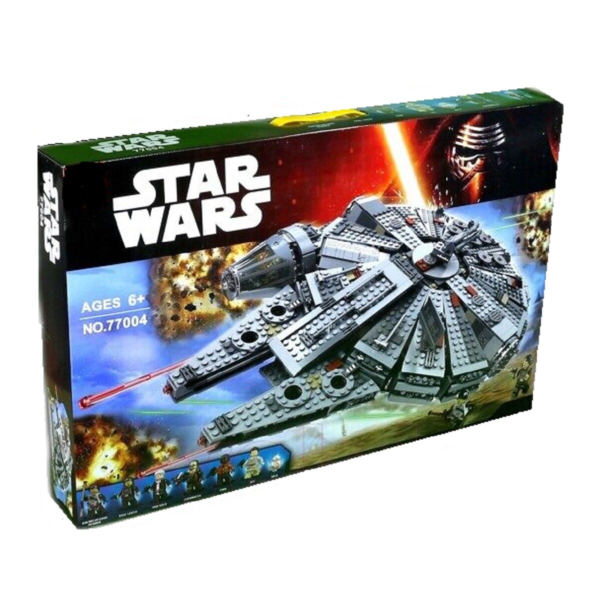 Конструктор для мальчиков Lepin 77004 Звездные войны Сокол Тысячелетия 6+