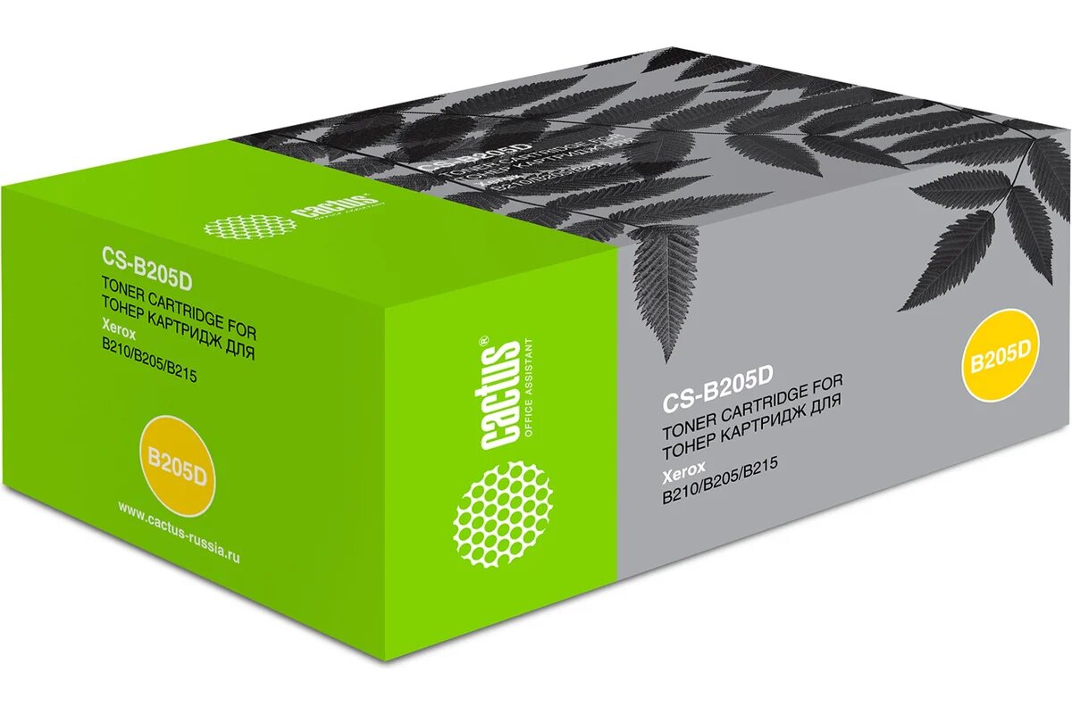 Xerox Cactus CS-B205D 106R04349 лазерный черный картридж 6000 стр. для Xerox B205/210/215