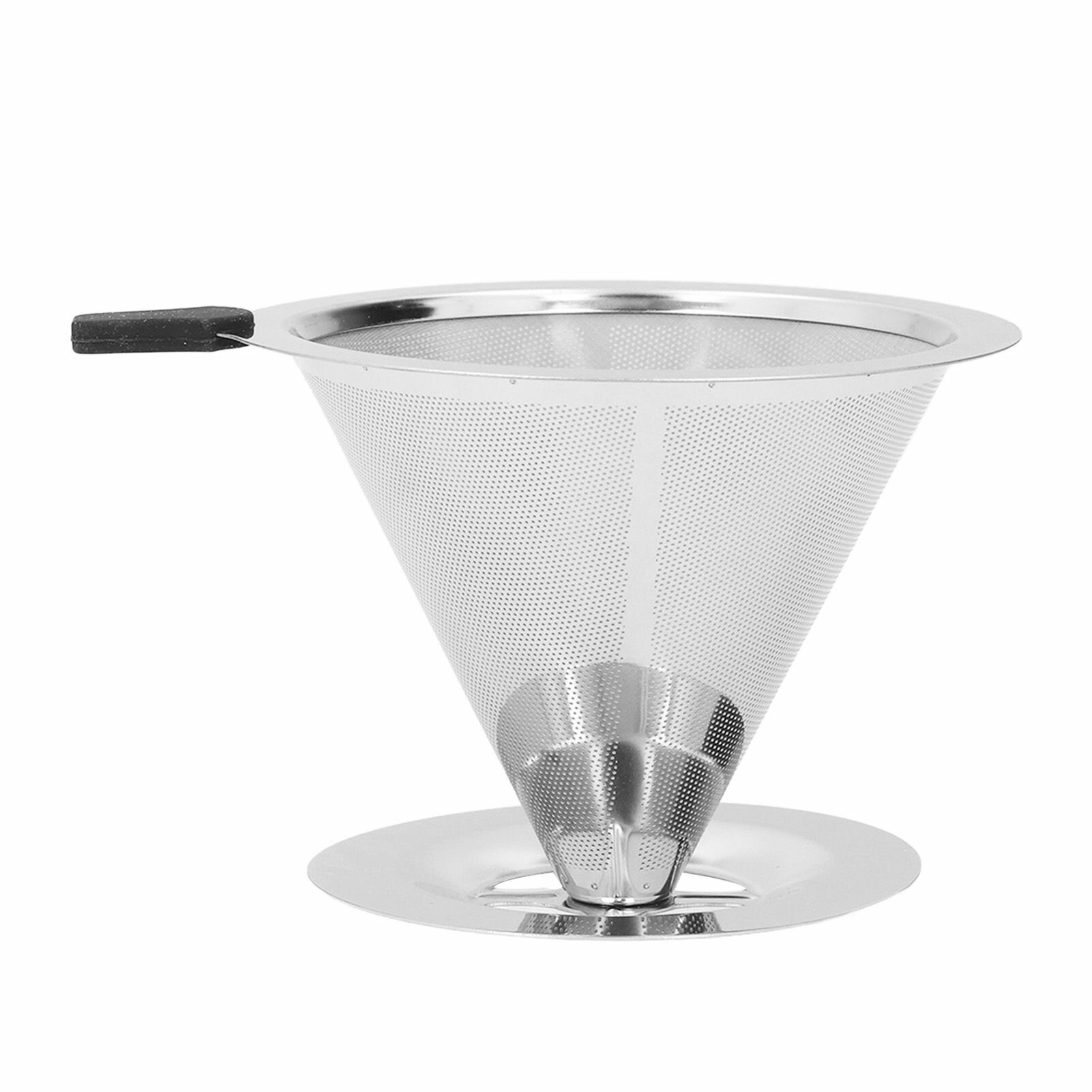 Кофейная капельница из нержавеющей стали, многоразовая капельница для кофе для путешествий, модель 01