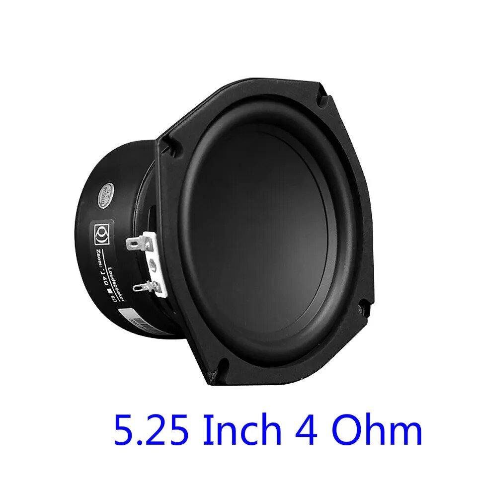 AIYIMA 5,25-дюймовый динамик 4/8 Ом 50 Вт 4 Ohm Speaker