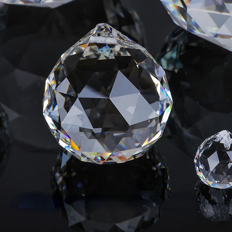Хрустальный шар mided, 20-60 мм, прозрачный, для люстры, канделябра