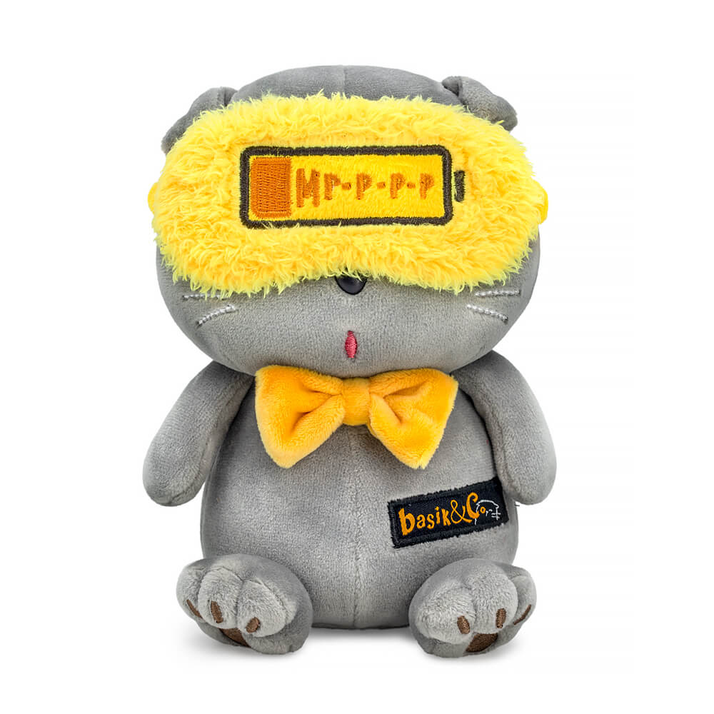 Мягкая игрушка Budi Basa, Кот Басик "На подзарядке"