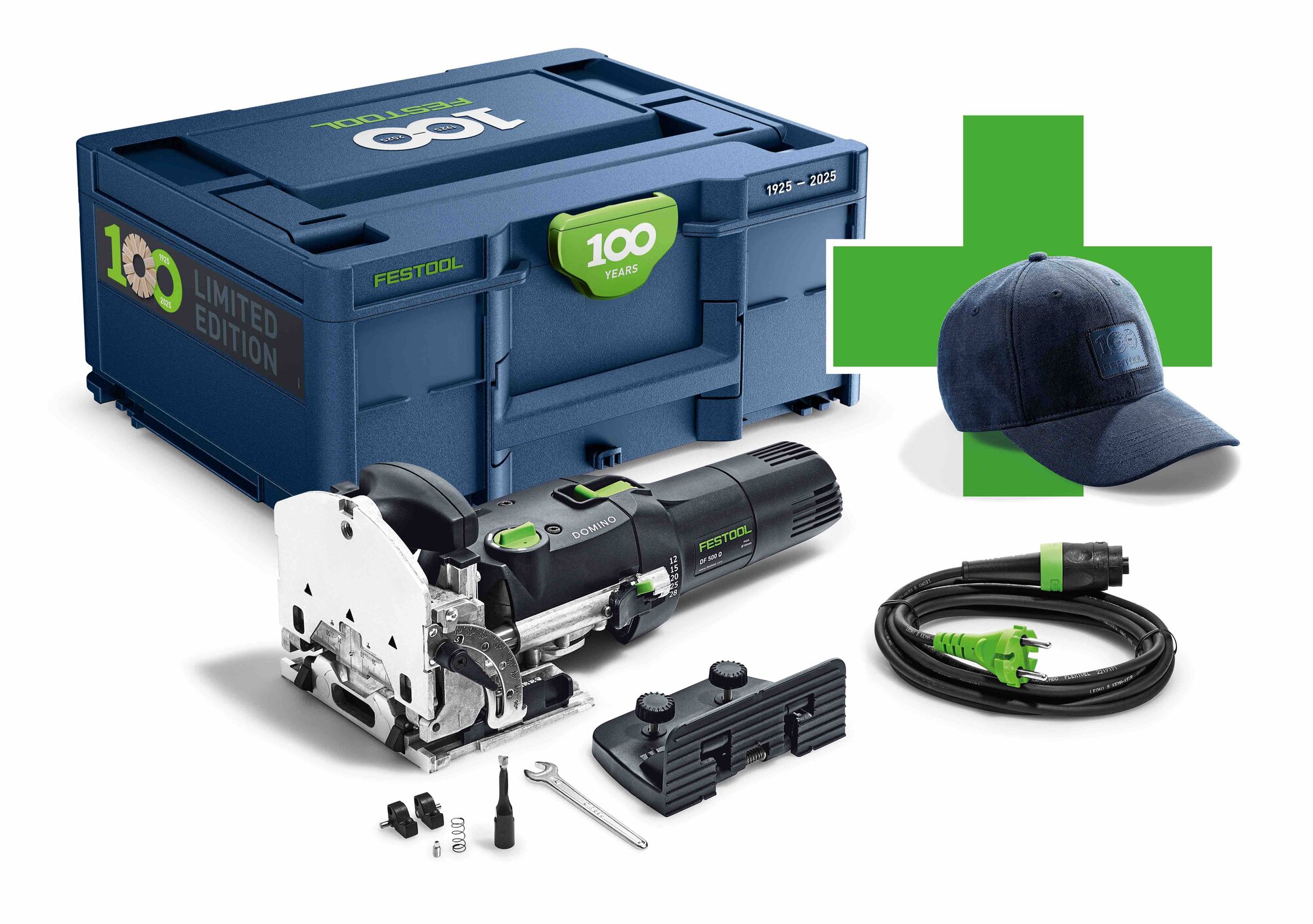 Фрезер дюбельный Festool Domino DF 500 Q-Plus (юбилейный 100 лет)
