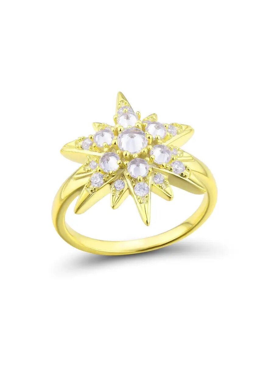 Кольцо, серебро, 925 проба