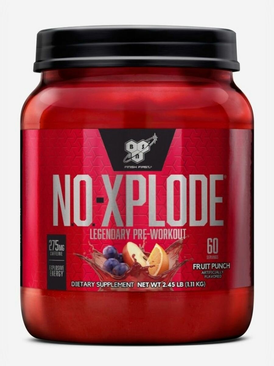 Предтренировочный комплекс БСН (BSN) "БСН Эн. О. - Иксплоуд" ("BSN N.O. - Xplode")1110 гр, Фруктовый Пунш