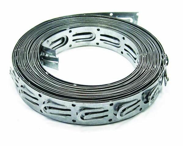 Лента монтажная для греющего кабеля, тёплого пола - 10 метров