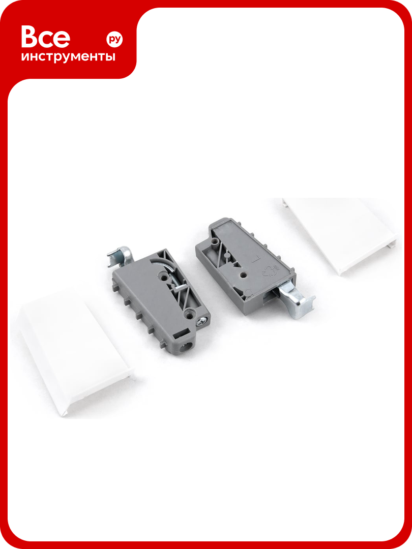 Навес для шкафа BOYARD CH04 107280, белый, 80 кг, 7 мм, усиленный металлический корпус с пластиковой отделкой, серый