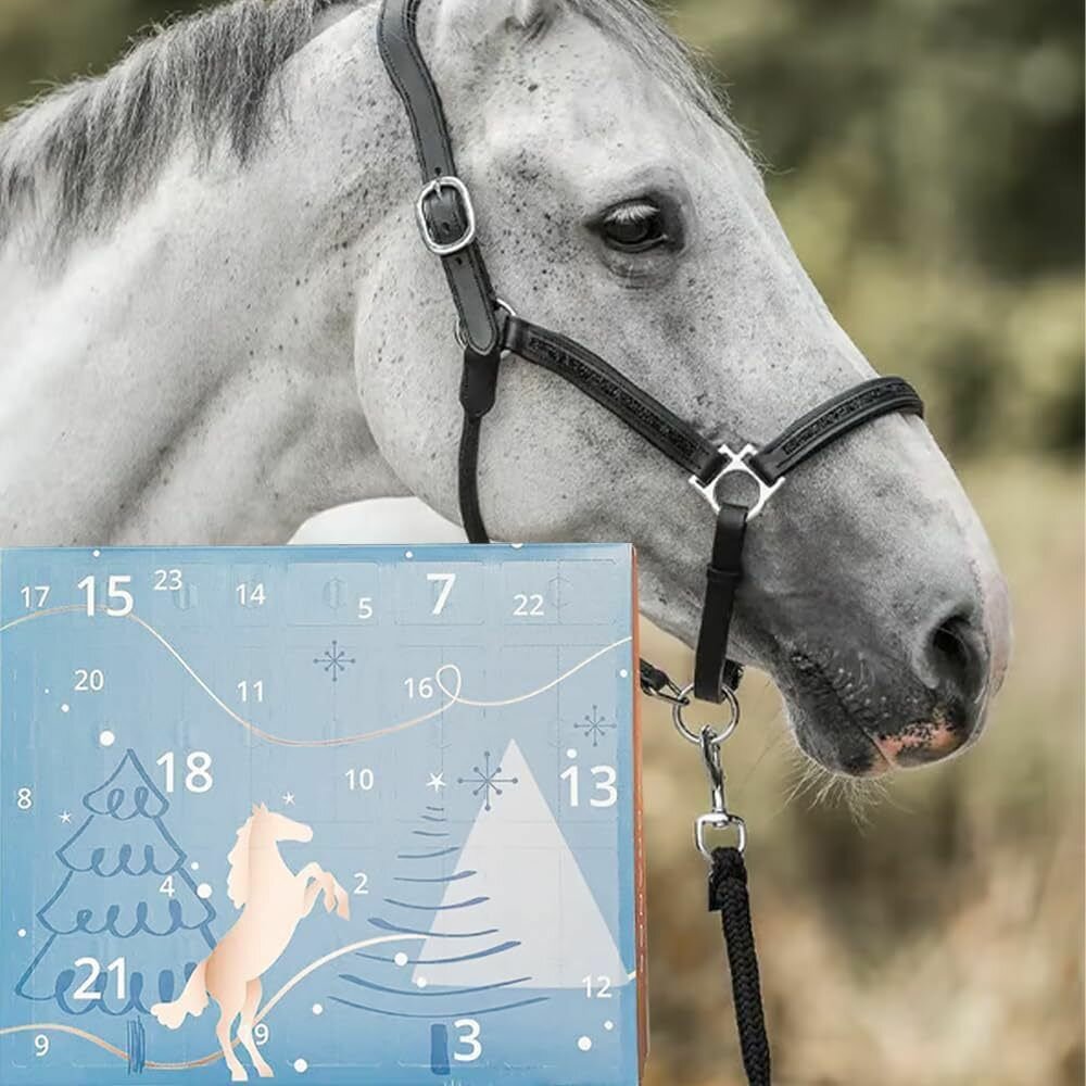 HORSEBRENDS Адвент-календарь 2025 Календарь обратного отсчета Рождества для лошадей.