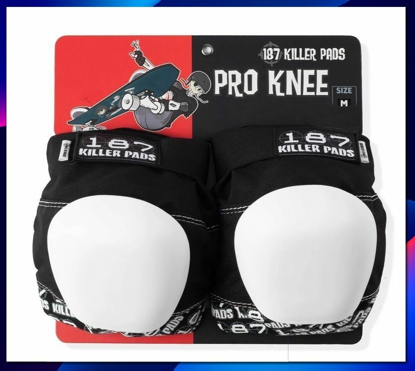 Защита коленей 187 Killer Pads Pro Knee Blk/Wht