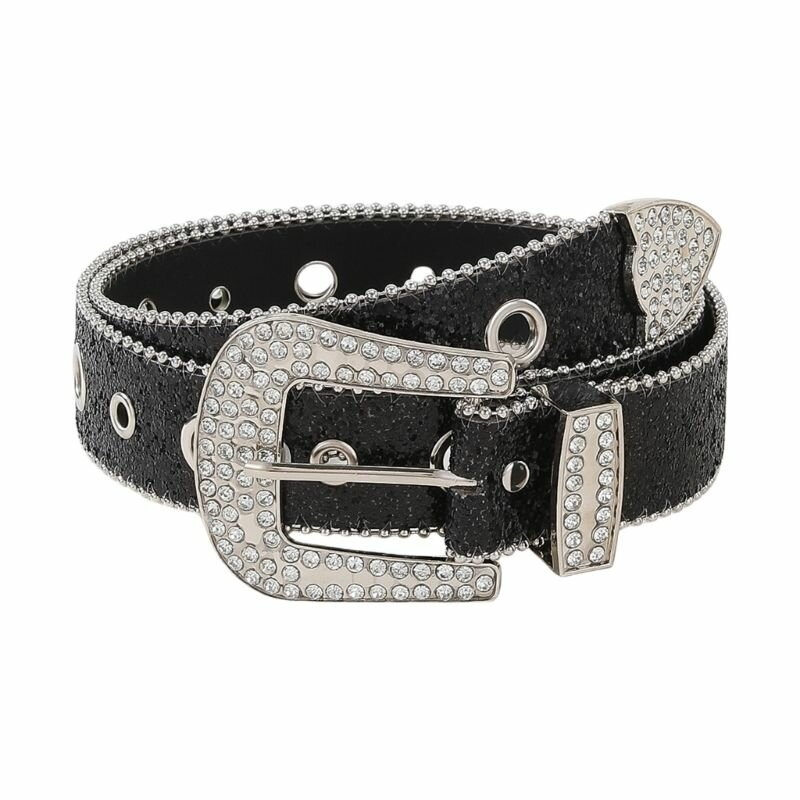 Пояс с камнями для брюк