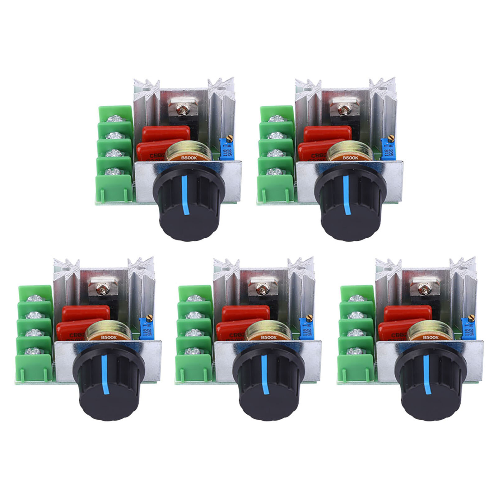 5 шт. МоторСкоростьКонтроллер 50 ~ 220 В переменного тока 220V переменная шимскорость