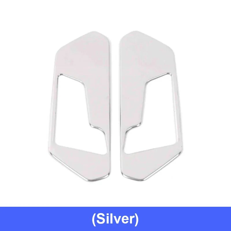 Для Haval H3 2024, регулировка автомобильного сиденья, декоративная панель, наклейки, внутренняя дверная чаша, ручка, крышка, внутреннее украшение из нержавеющей стали Seat Adjust-Silver