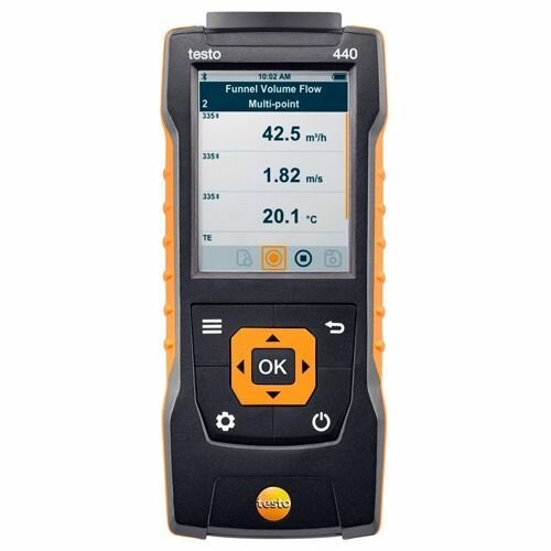 Testo 440 dP Прибор для измерения скорости воздуха и оценки качества воздуха в помещении