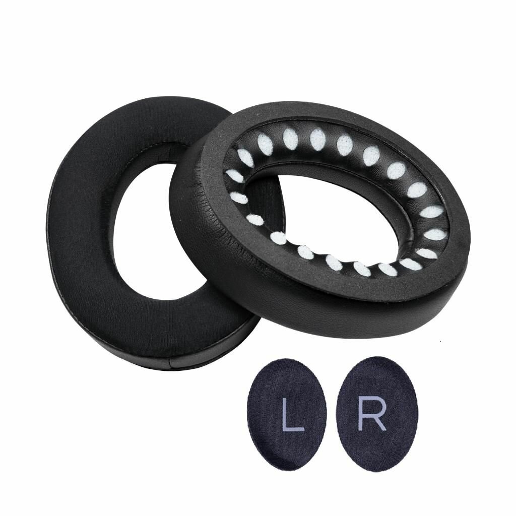 Гелевые накладки для наушников, удобные амбушюры, Черный