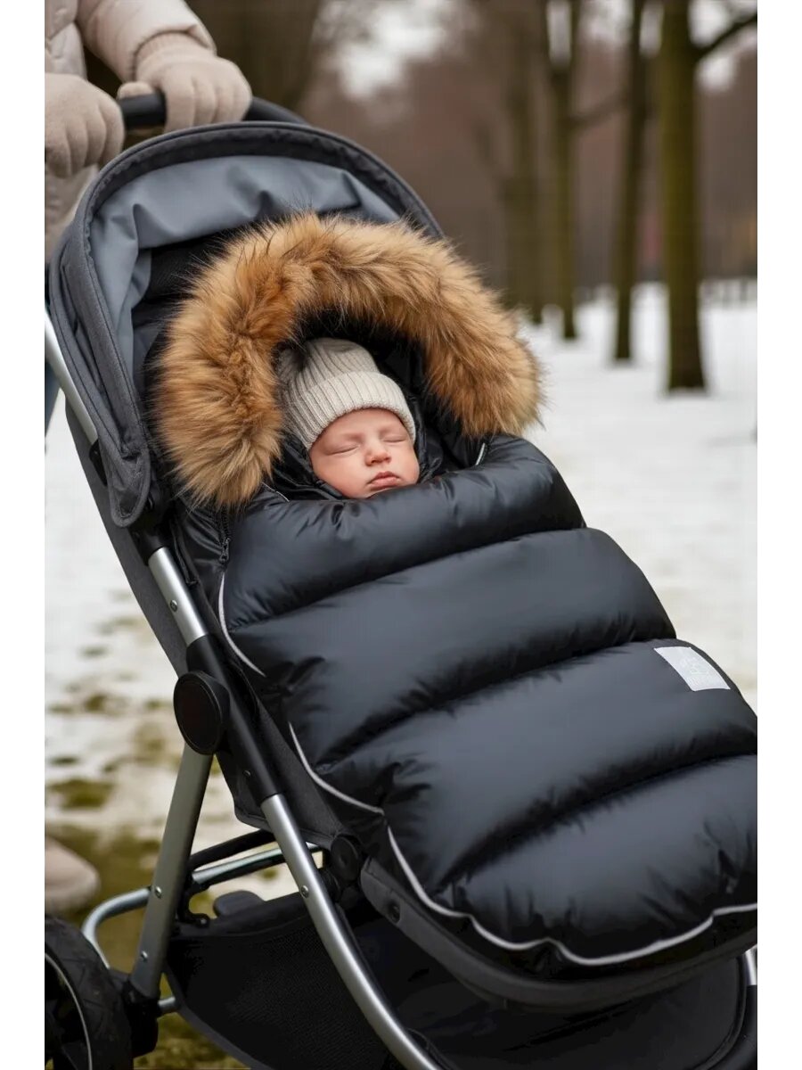 Конверт на выписку зимний комплект прогулочный 3в1