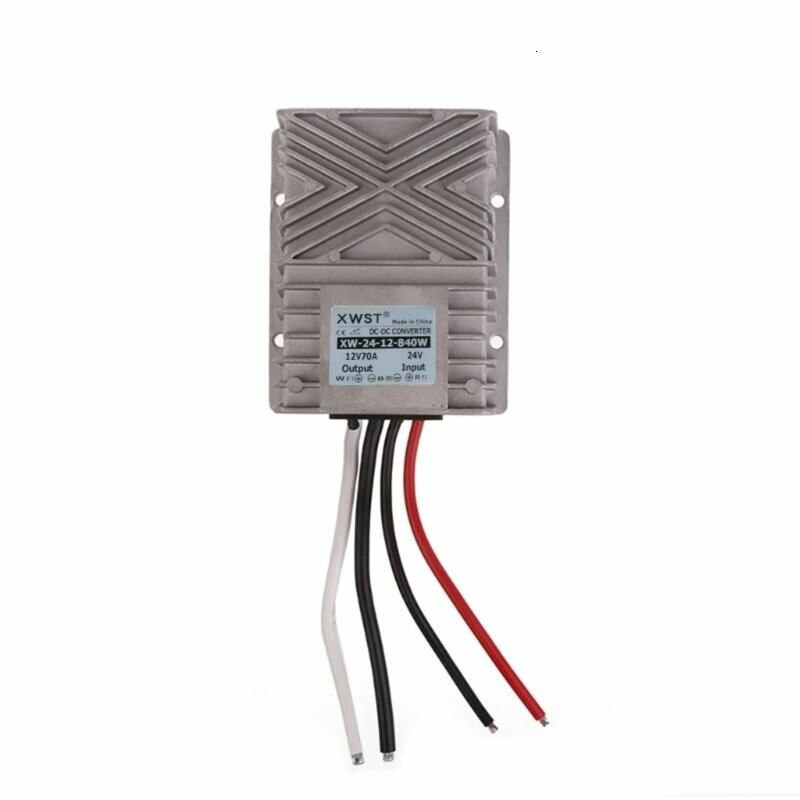 DC24V в 12V Адаптер преобразователя напряжения 10A -70A Необязательно для радио ЖК -телевизора TAXI и электронная сист