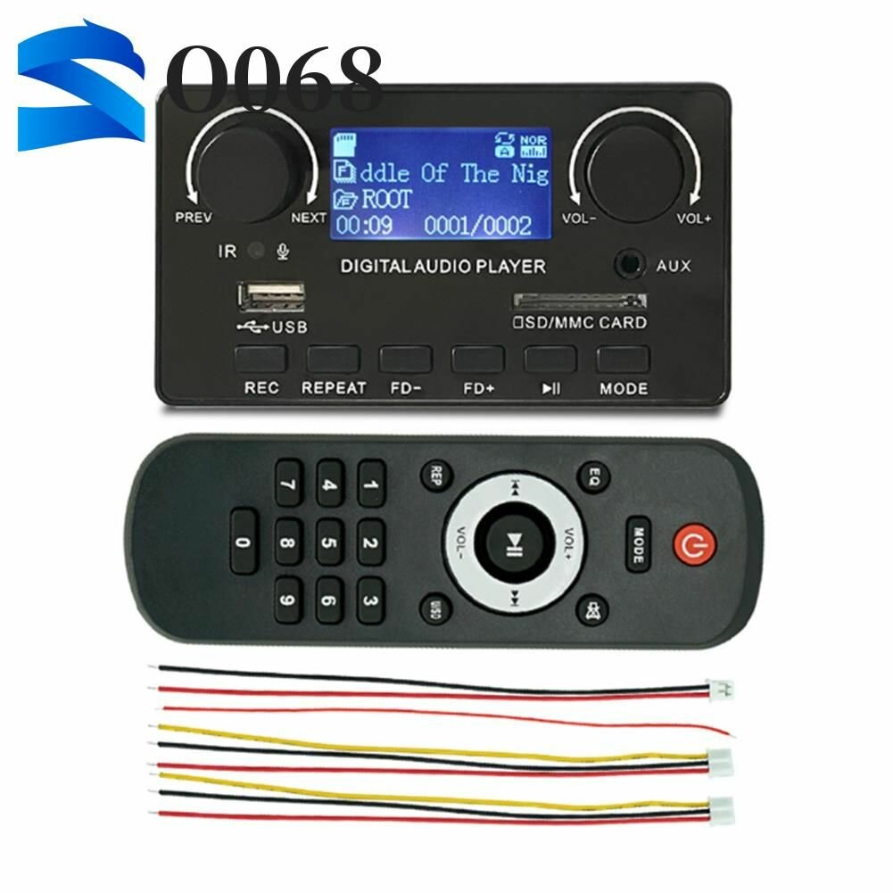 (D Q B V) Bluetooth 5,0 декодер доска поддержка громкой записи FM DC 12 В MP3 WMA WAV APE FLAC аудио плеер совместим с автомобиля