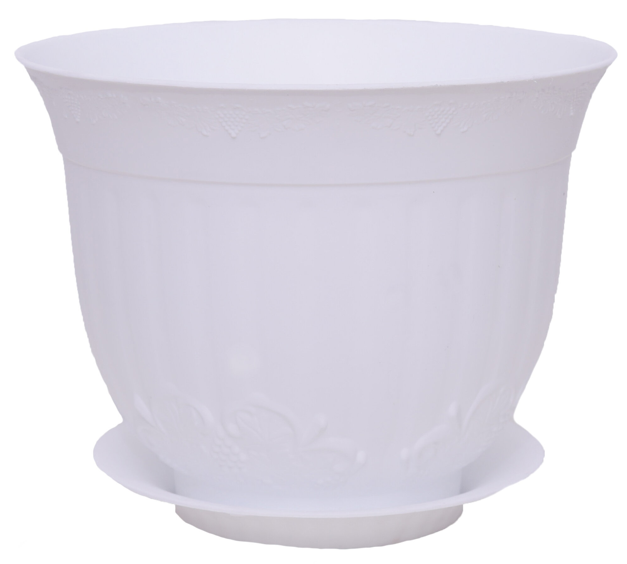 Кашпо 9л белое / Ангара