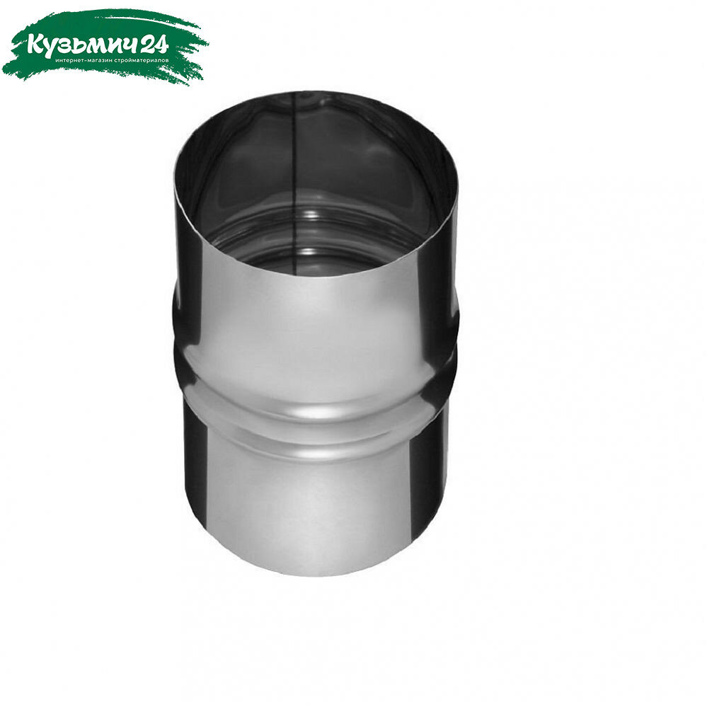 Адаптер для дымохода Ferrum ПП d 115 мм, нержавеющая сталь 0.8 мм, 1 шт.