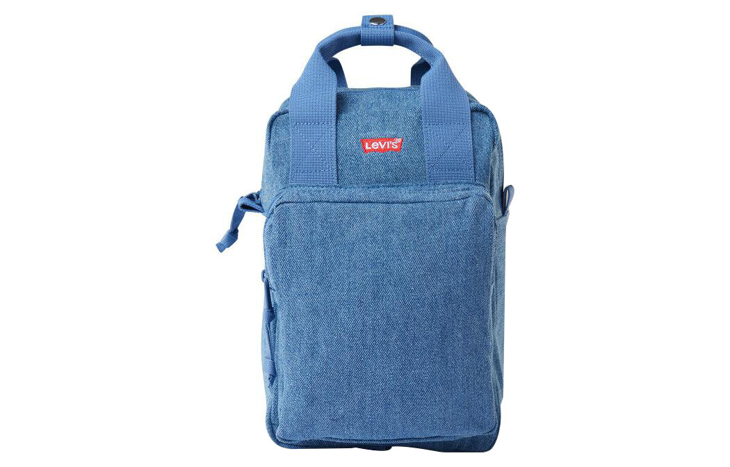 Рюкзак унисекс Levi's Regular, denim blue, S, хлопковый