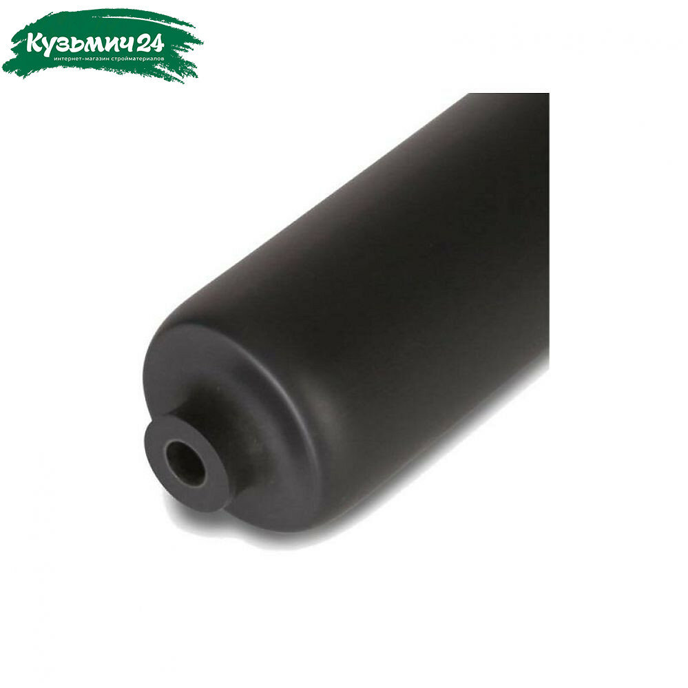 Трубка термоусадочная клеевая КВТ ТТК-(4:1)-4/1 черная 1м