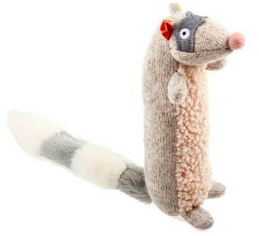 GiGwi Енот с пищалкой, 17см