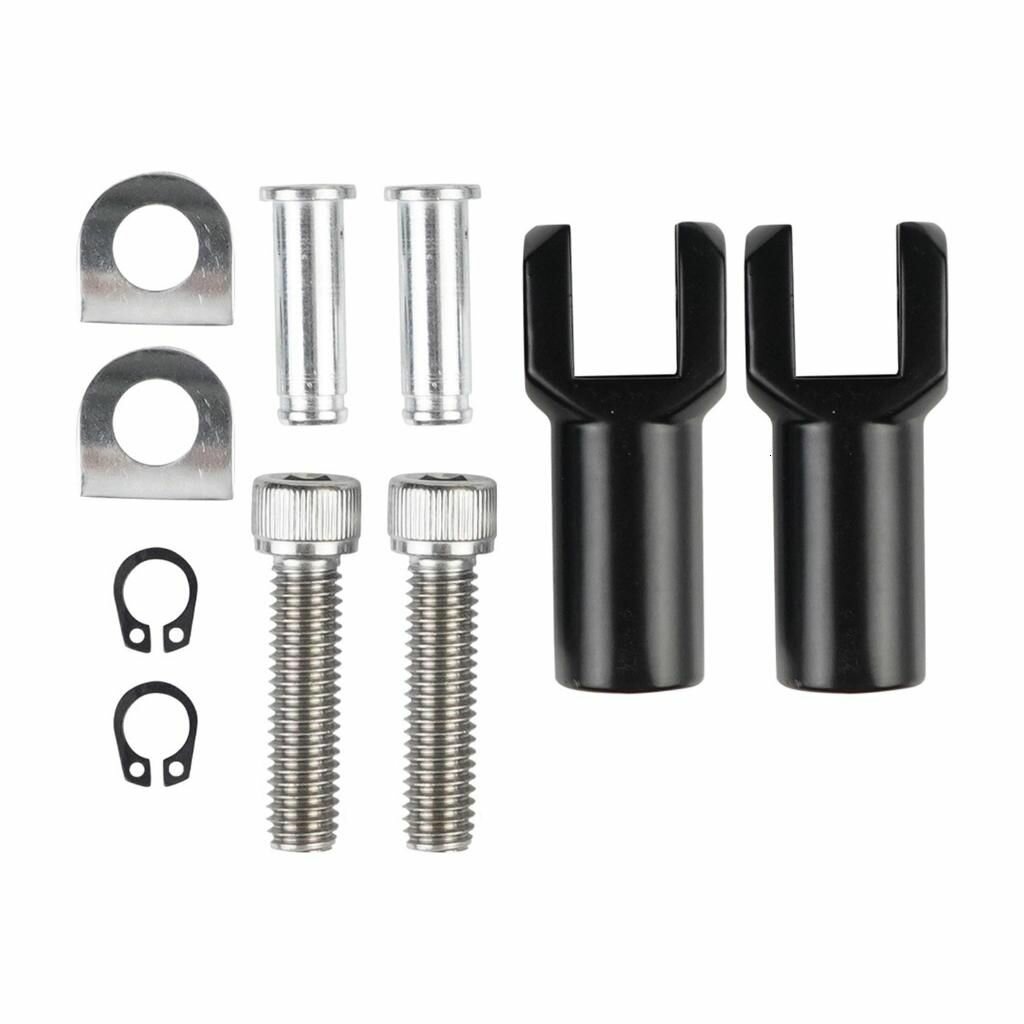 Надежные задние кронштейны для подножек для улучшения эстетики мотоцикла, Черный