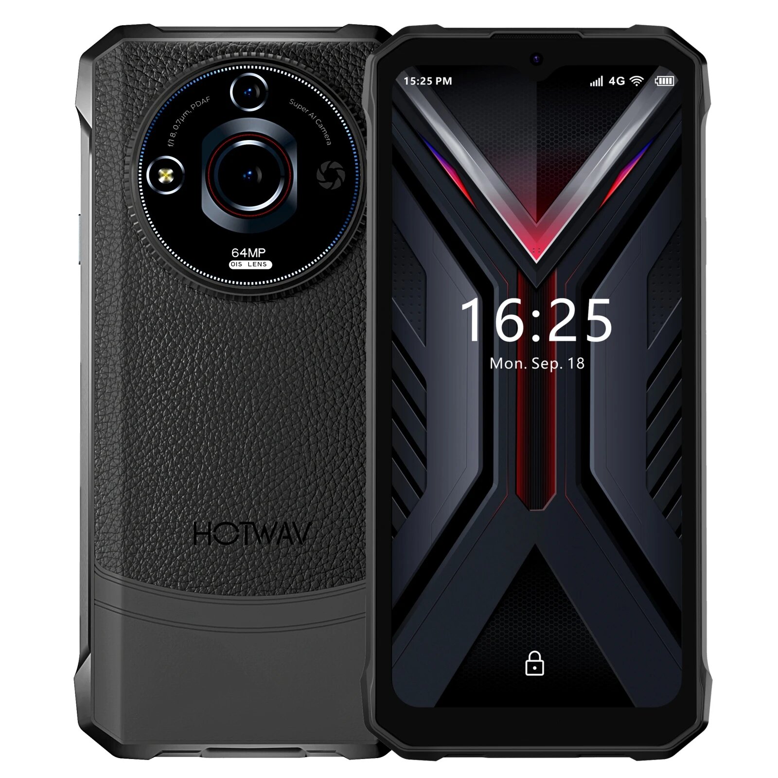 Защищенный смартфон HOTWAV T7 Pro 12 (6+6) ГБ + 256 ГБ 6,6-дюймовый FHD 2K 6280 мАч 64 МП Android 13