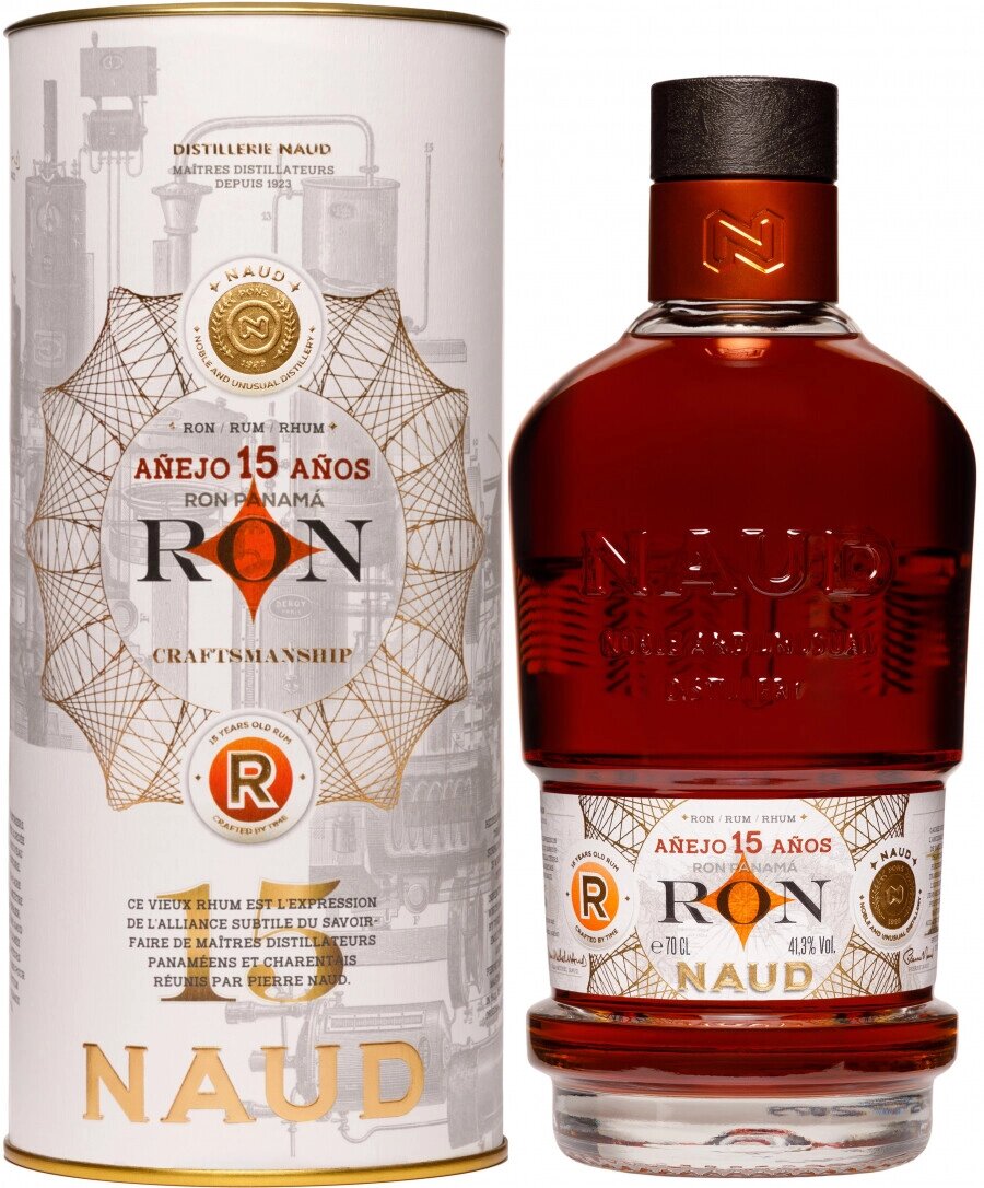 Ром "Naud" Anejo 15 Anos, Panama, in tube, 0.7 л
